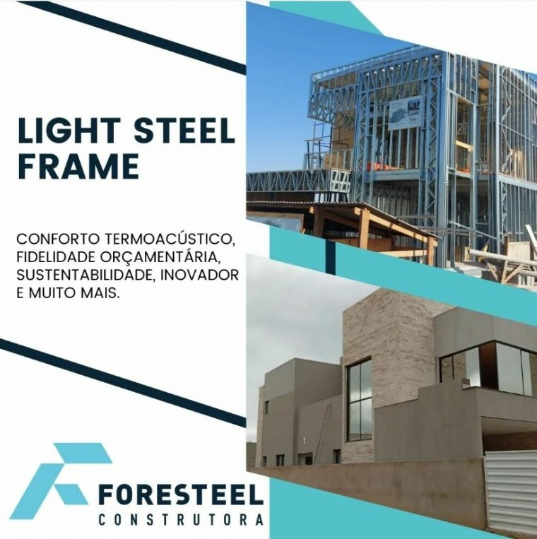 Imóveis Usado Fácil | CASA STEEL FRAME - CONSTRUTORA FORESTEEL